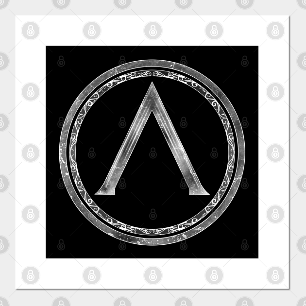 Sparta Lambda Symbol - Spartan Warrior - Posters and Art Prints | TeePublic